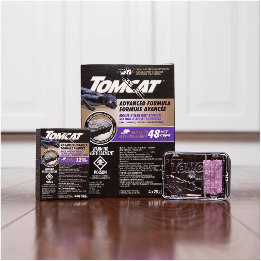 TOMCAT Advanced Formula Disposable Mouse Killer Bait Station | Home ...