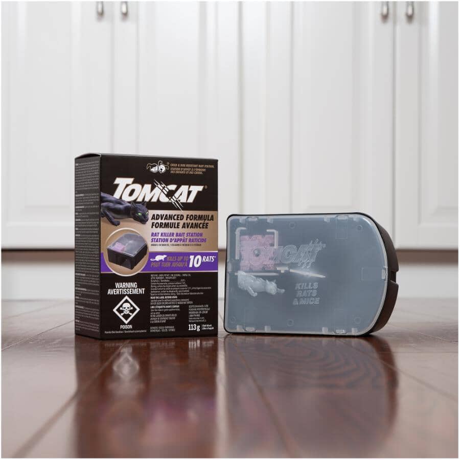 TOMCAT Advanced Formula Disposable Rat Killer Bait Station | Home Hardware