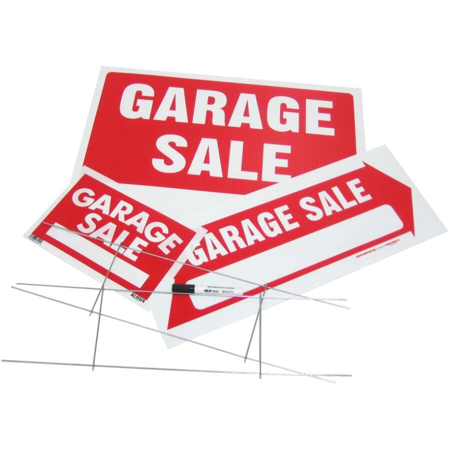 KLASSEN Ultimate Garage Sale Sign Kit | Home Hardware