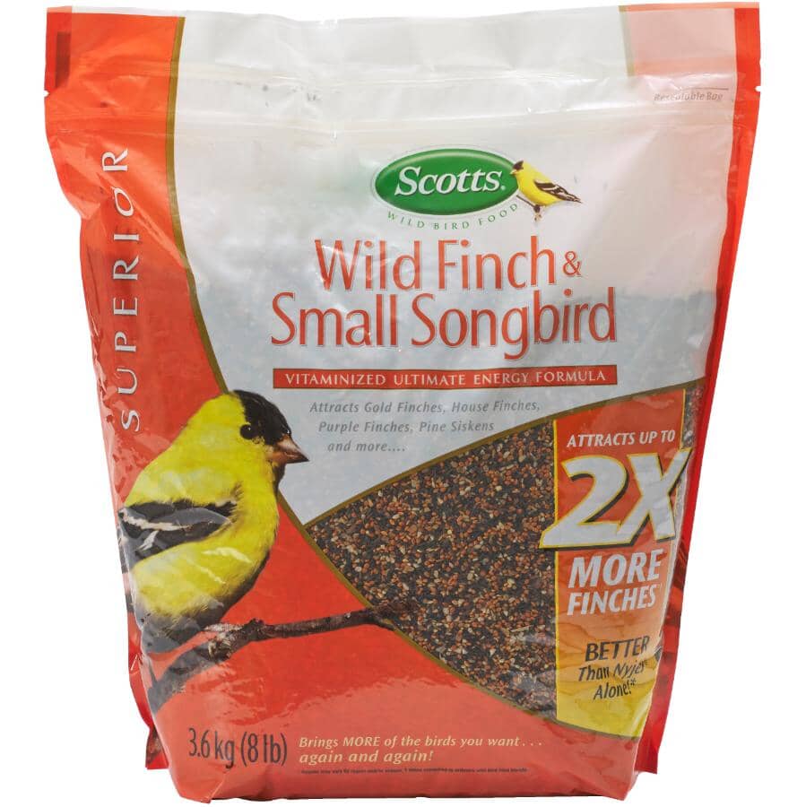 SCOTTS WILD BIRD FOOD Wild Finch & Small Songbird Bird Seed Blend ...