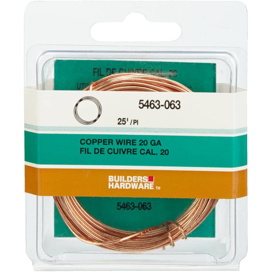Home Pak 25' 20ga Copper Wire | Home Hardware