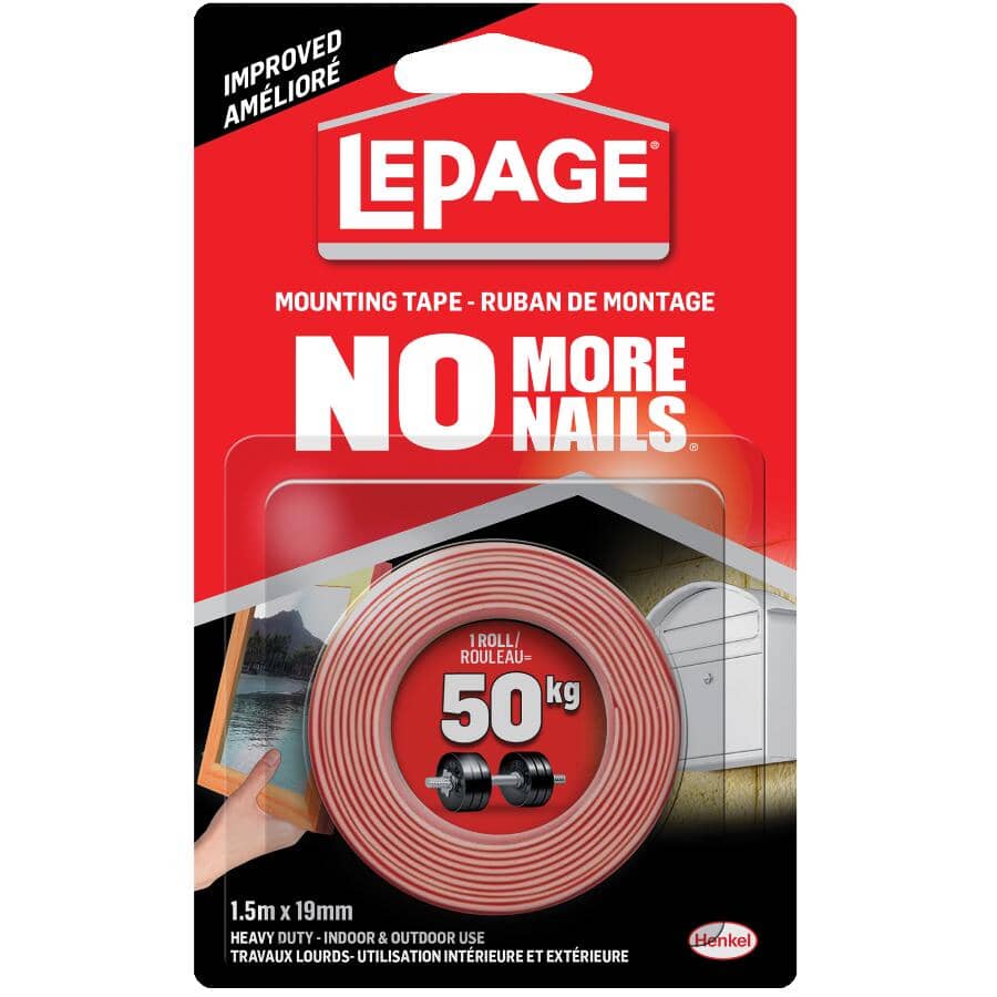 NO MORE NAILS Indoor / Outdoor Mounting Tape | Home Hardware