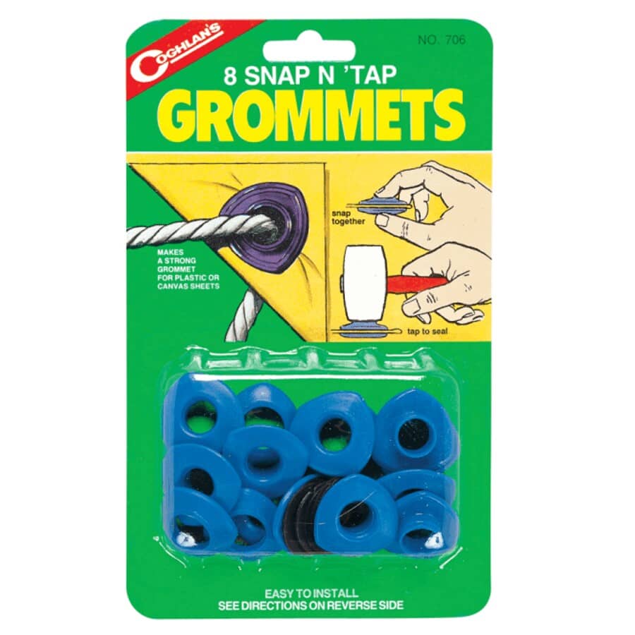 COGHLAN'S 8 Pack Snap N' Tap Plastic Grommets | Home Hardware