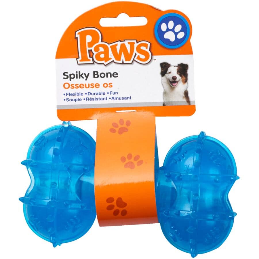 PAWS Spiky Bone Large Dog Toy | Home Hardware
