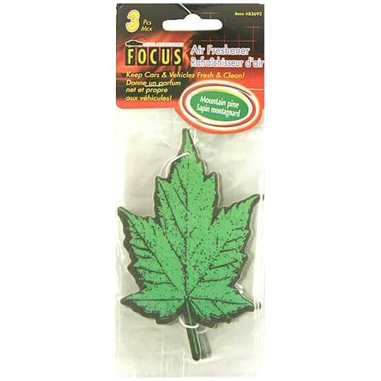 3 Pack Auto Leaf Air Freshener, Assorted Scents | Home Hardware