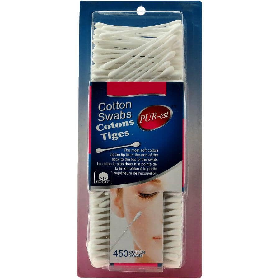 PUR-EST Cotton Swabs - 450 Pack | Home Hardware