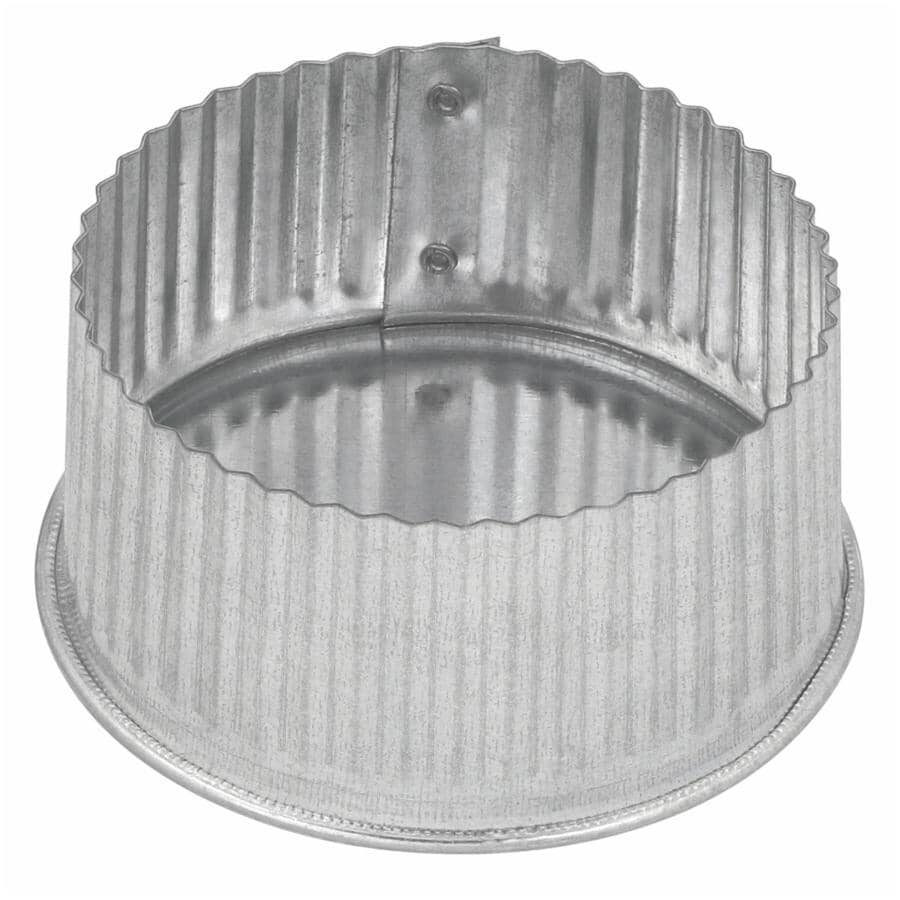 IMPERIAL MANUFACTURING 4" Small Galvanized End Cap | Home Hardware