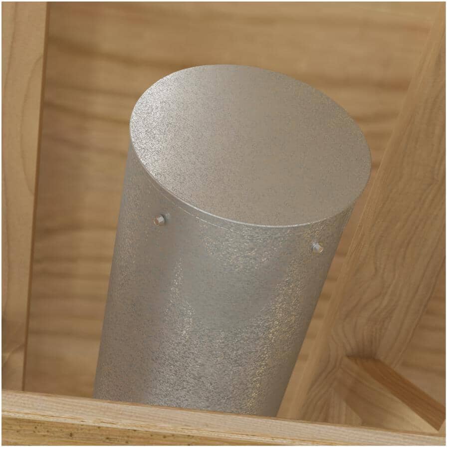 IMPERIAL MANUFACTURING 5" Small Galvanized End Cap | Home Hardware