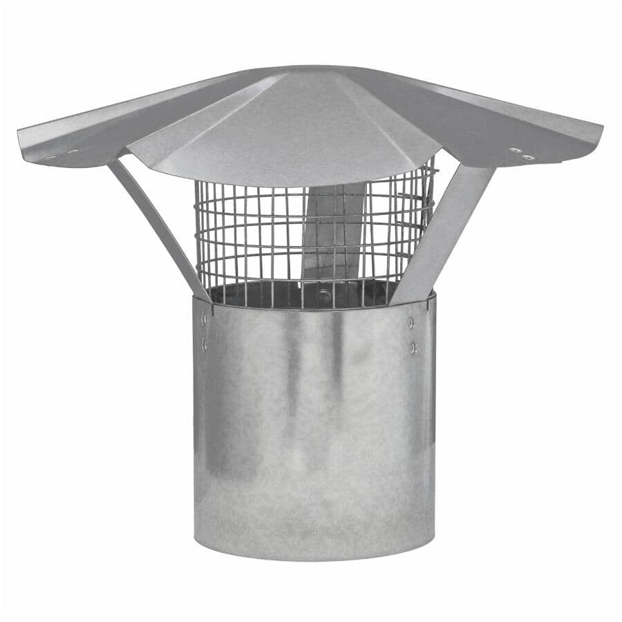 IMPERIAL MANUFACTURING 3" Galvanized Rain Cap, with Arrest | Home Hardware