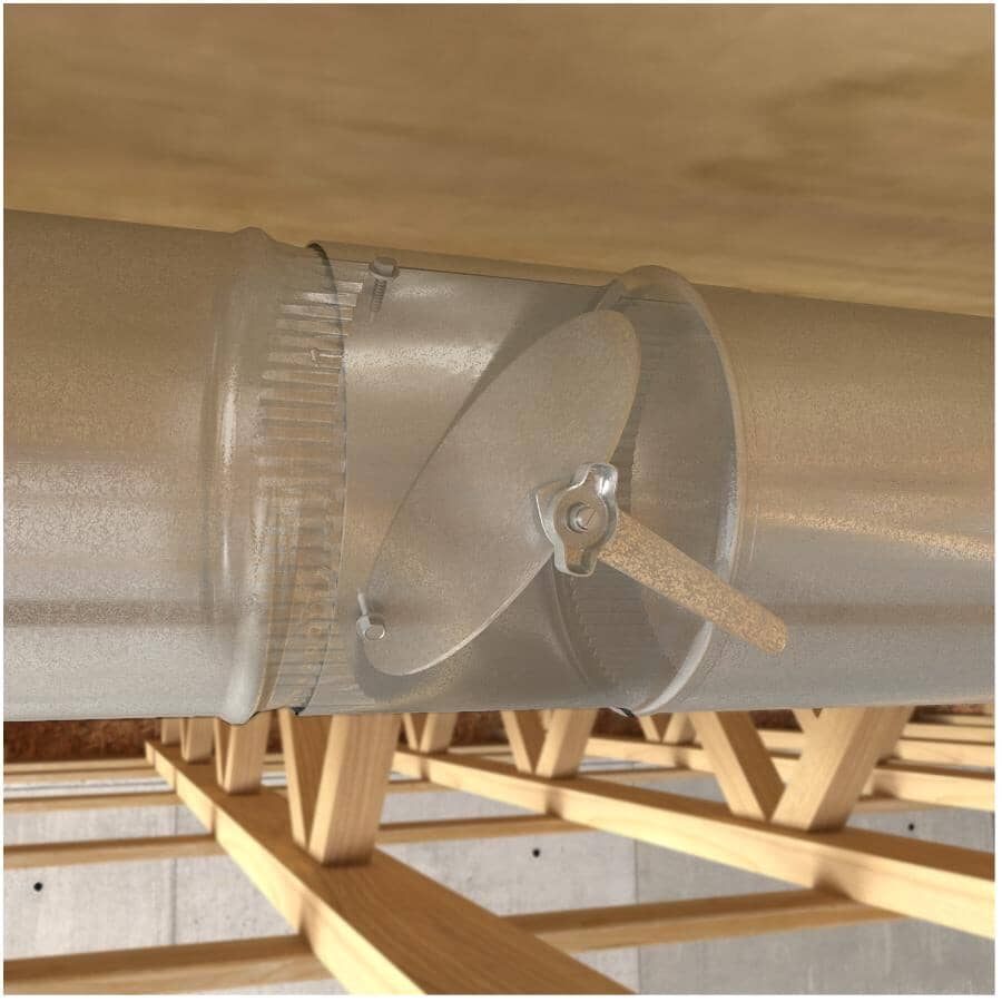 IMPERIAL MANUFACTURING 4" Galvanized Damper | Home Hardware