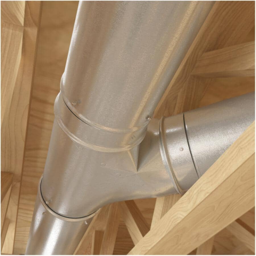 IMPERIAL MANUFACTURING 4" x 4" x 4" Galvanized Wye | Home Hardware