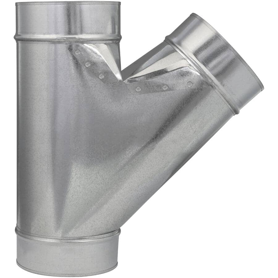 IMPERIAL MANUFACTURING 5" x 5" x 5" Galvanized Wye | Home Hardware