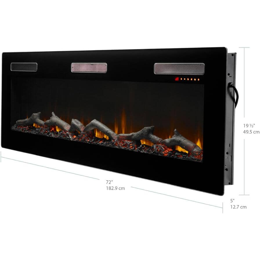 DIMPLEX Sierra 72" Wall Mount Electric Fireplace | Home Hardware