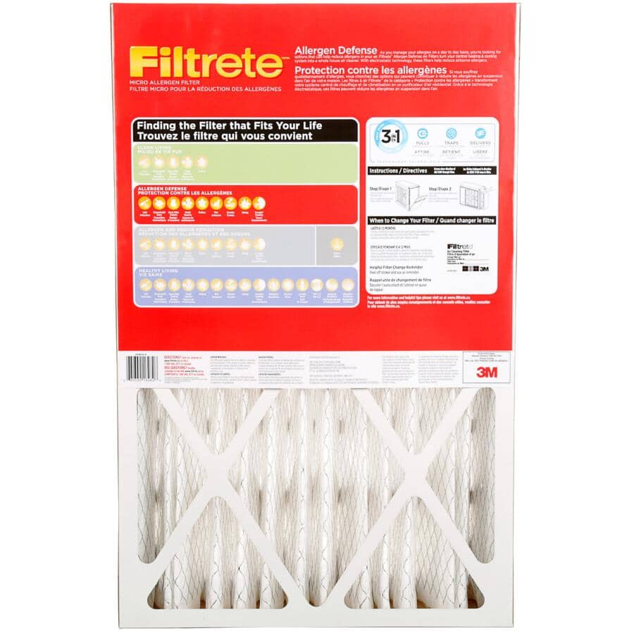 FILTRETE Allergen Defense Micro Allergen Furnace Filter | Home Hardware