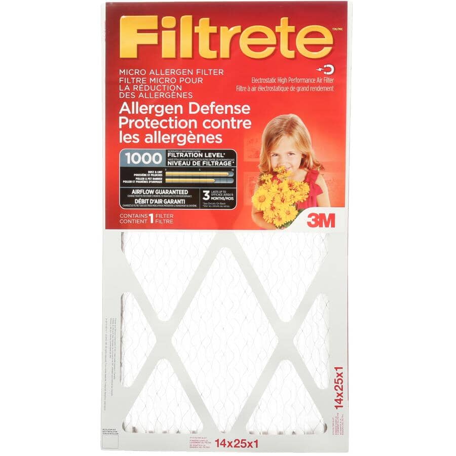 FILTRETE Allergen Defense Micro Allergen Furnace Filter | Home Hardware