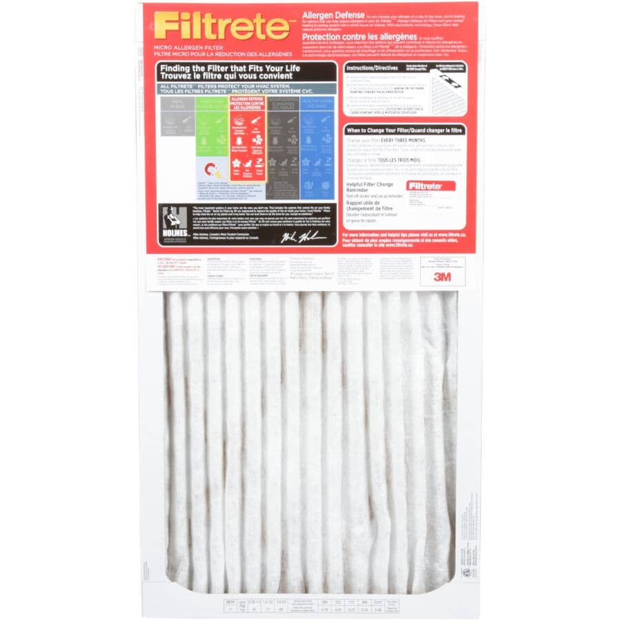 FILTRETE Allergen Defense Micro Allergen Furnace Filter | Home Hardware