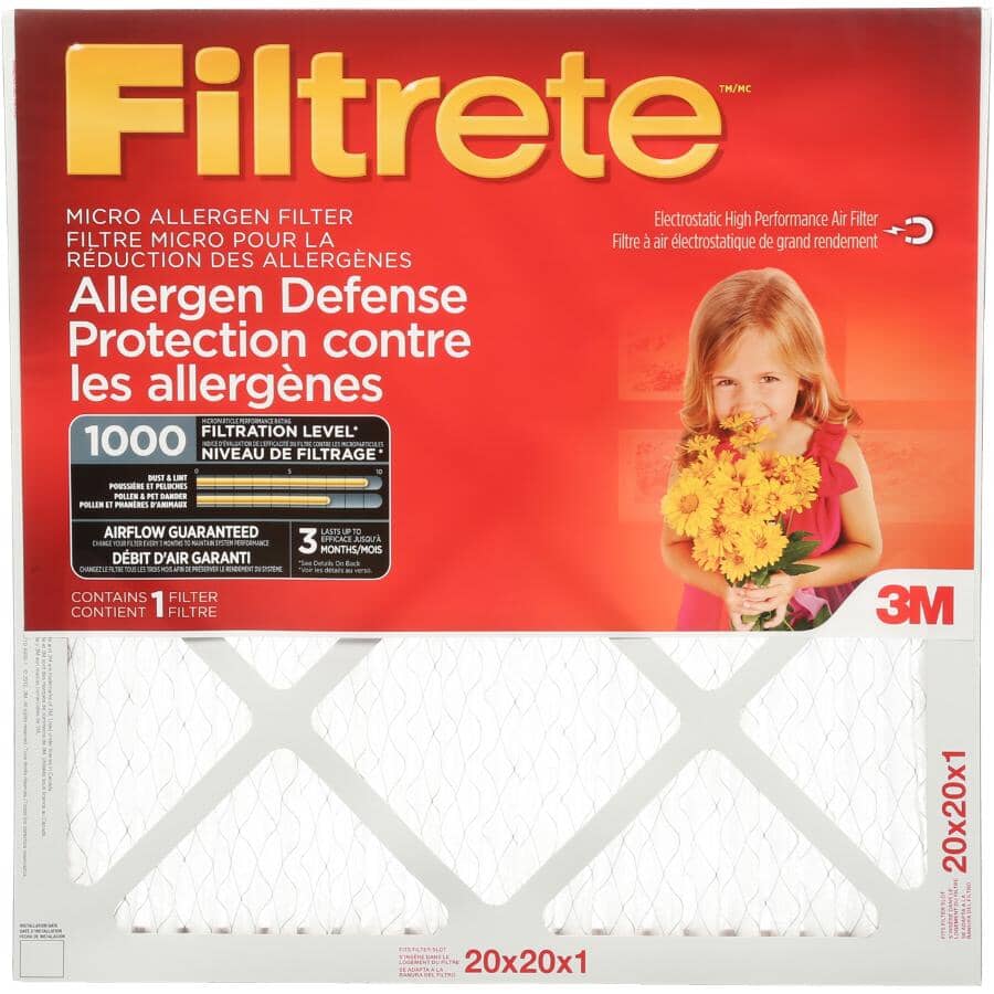 FILTRETE Allergen Defense Micro Allergen Furnace Filter | Home Hardware