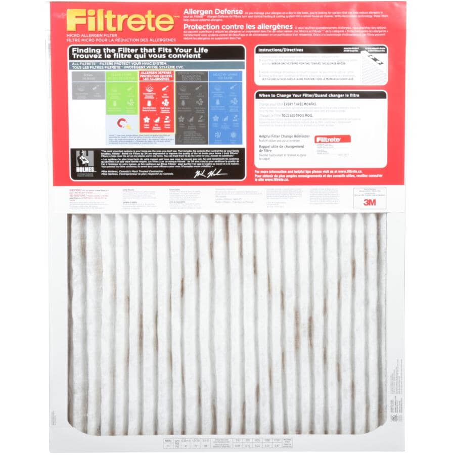 FILTRETE Allergen Defense Micro Allergen Furnace Filter | Home Hardware