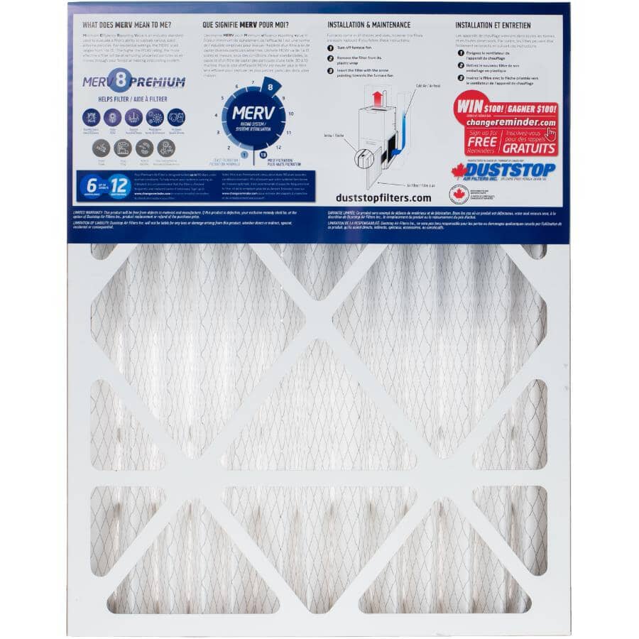 DUSTSTOP Pleated Furnace Filter | Home Hardware