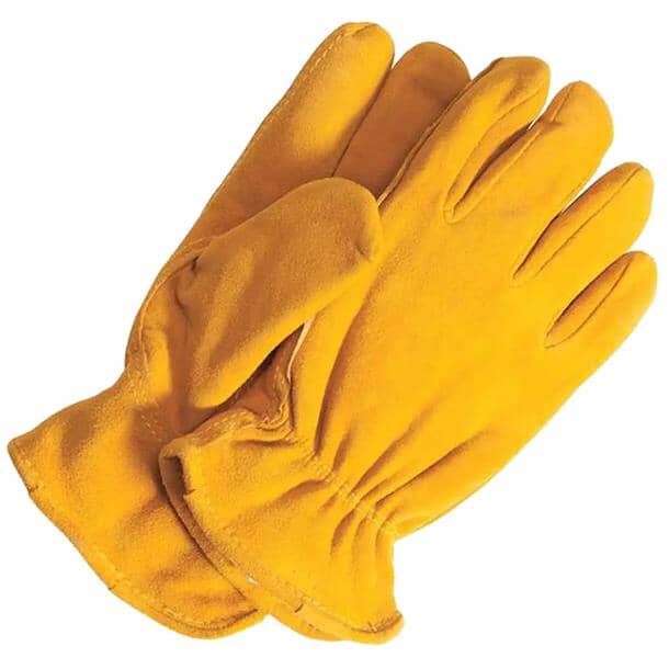 BOB DALE Yellow Deerskin Insulated Lined Driving Gloves | Home Hardware
