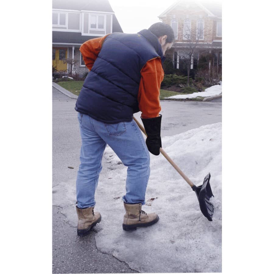 WORKHORSE Men's Split Leather Gauntlet Heavy Lined Winter Mitts | Home ...