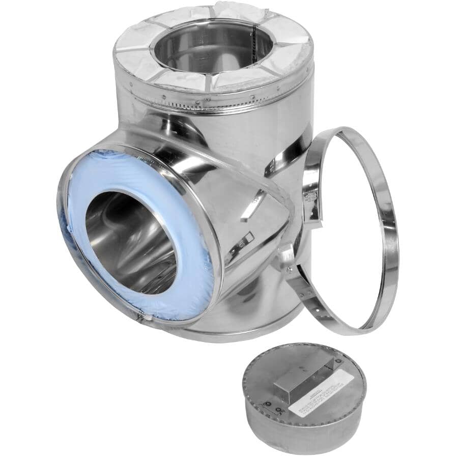 SELKIRK 8" Insulated Tee & Plug | Home Hardware