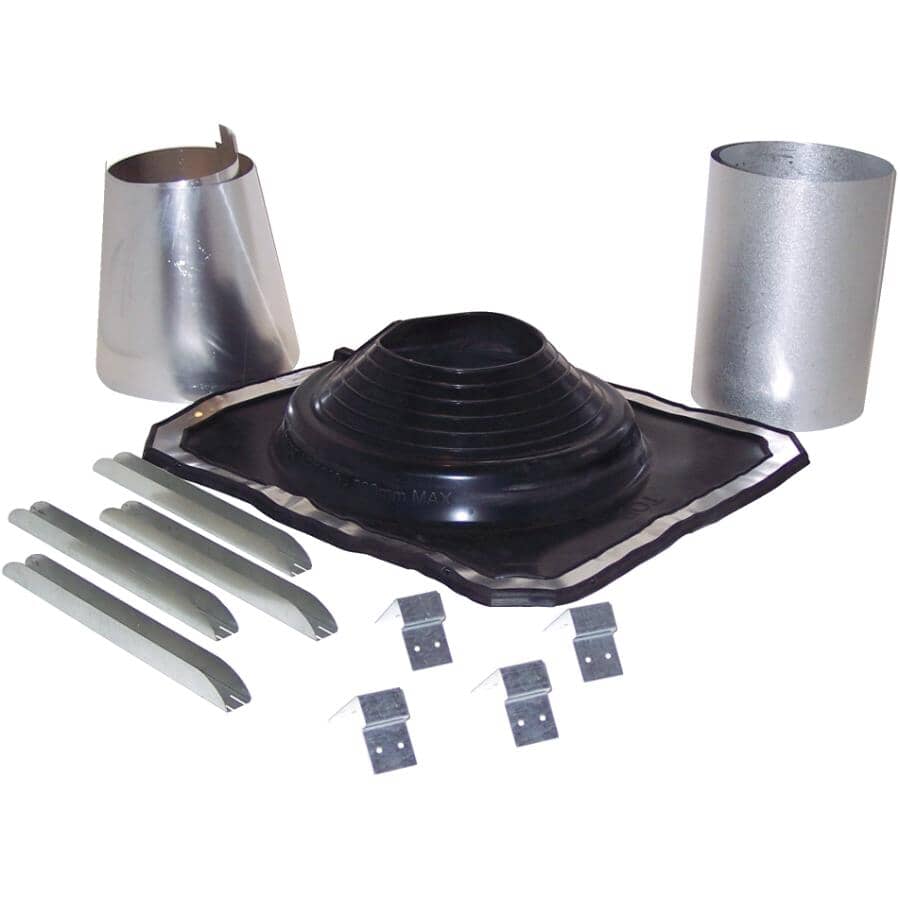 SELKIRK Insulated Universal Rubber Boot Roof Flashing Kit | Home Hardware