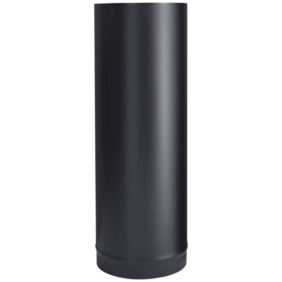 IMPERIAL MANUFACTURING 8" Diameter x 24"L 24 Gauge Black Stove Pipe ...