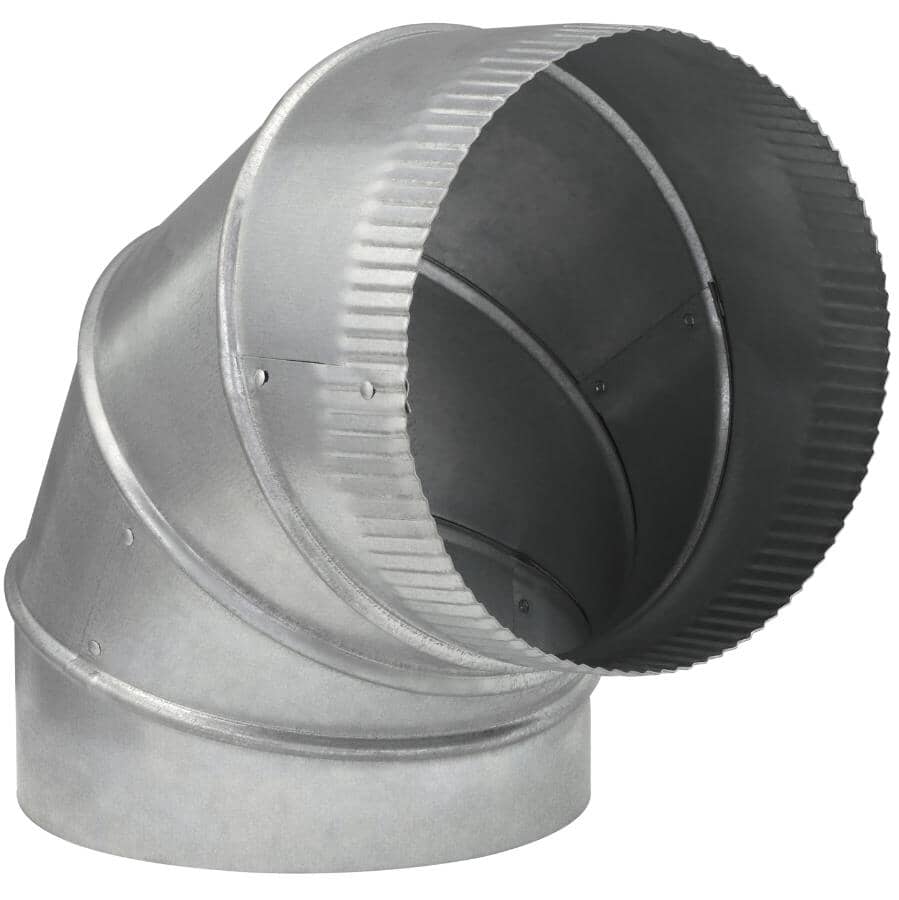 IMPERIAL MANUFACTURING 8" 28 Gauge 90 Degree Galvanized Adjustable ...