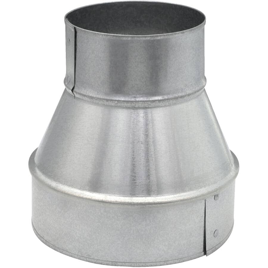 IMPERIAL MANUFACTURING 6" - 4" Galvanized Increaser / Reducer | Home ...