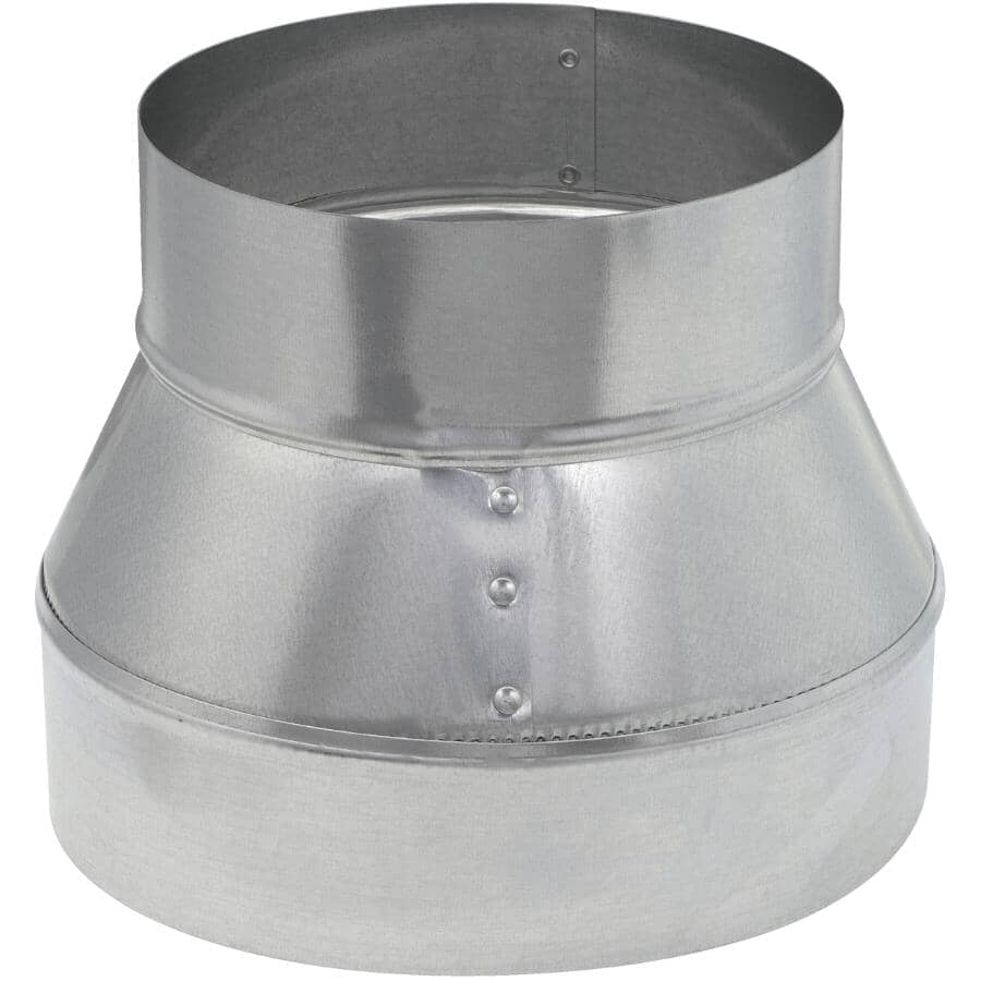 IMPERIAL MANUFACTURING 8" - 6" Galvanized Increaser / Reducer | Home ...