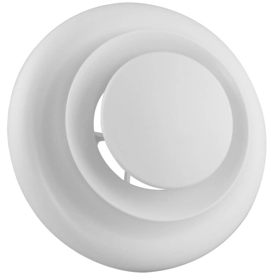 IMPERIAL MANUFACTURING 4" - 5" Round Hush Supply & Exhaust Air Diffuser ...