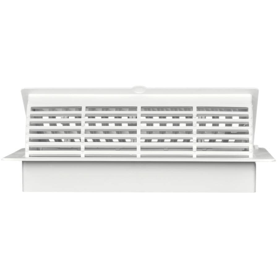 IMPERIAL MANUFACTURING 4" x 10" White Pop-Up Poly Air Register | Home ...