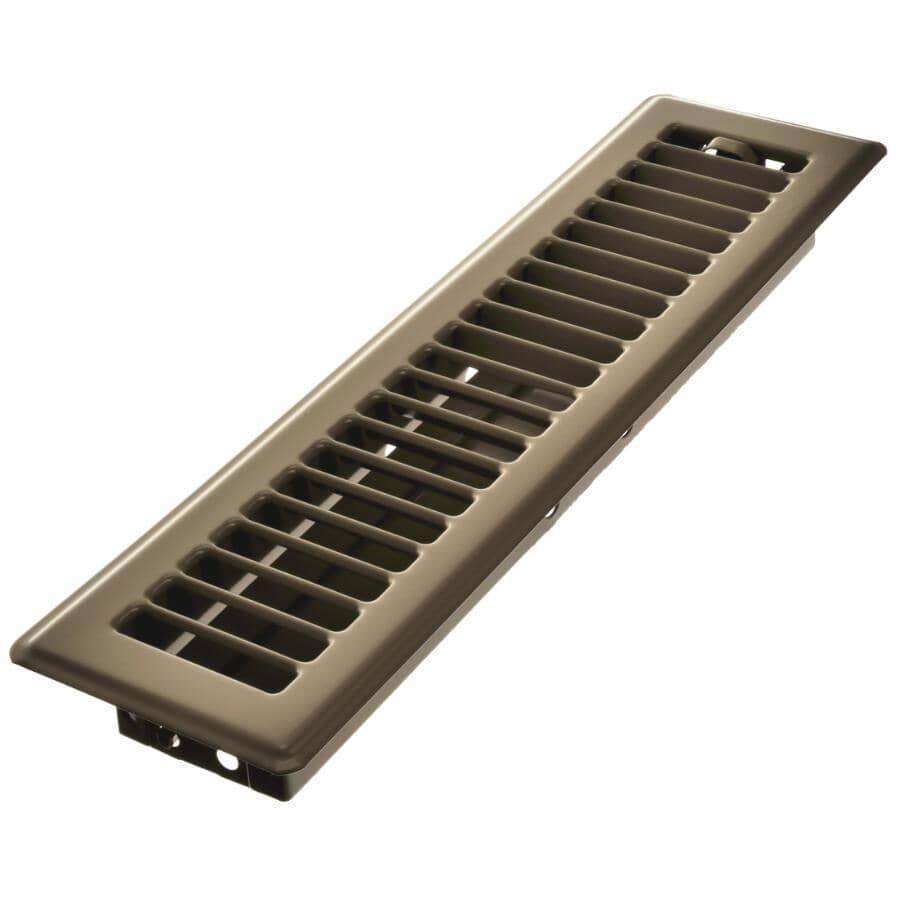 IMPERIAL MANUFACTURING 2-1/4" x 12" Louvered Floor Register | Home Hardware