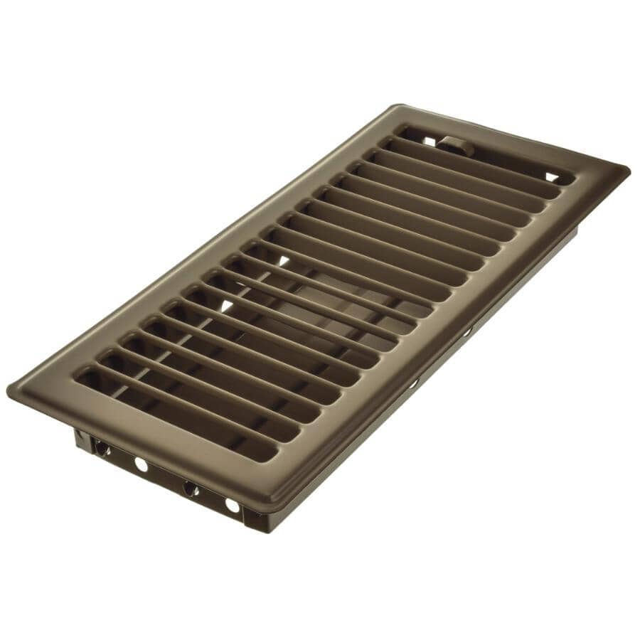IMPERIAL MANUFACTURING 4" x 10" Louvered Floor Register | Home Hardware