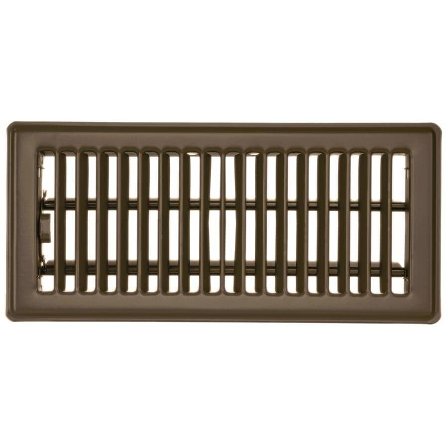 IMPERIAL MANUFACTURING 4" x 10" Louvered Floor Register | Home Hardware