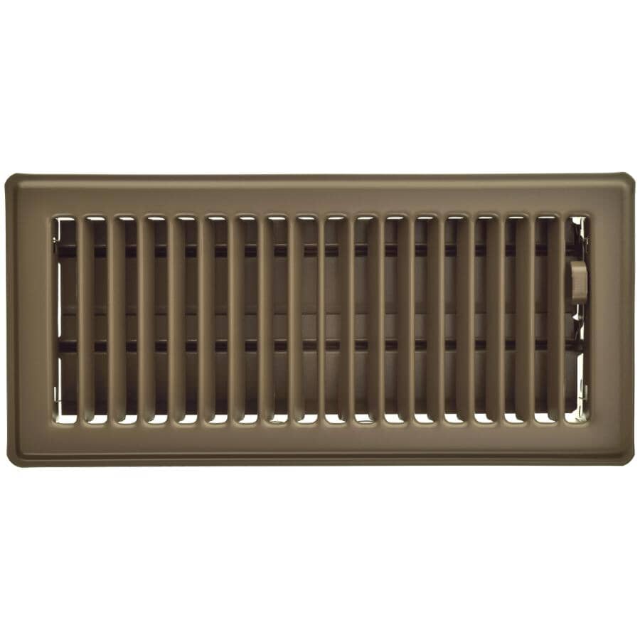 IMPERIAL MANUFACTURING 4" x 10" Louvered Floor Register | Home Hardware