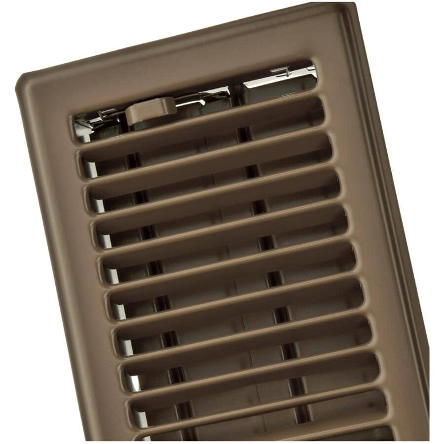 IMPERIAL MANUFACTURING 4" x 10" Louvered Floor Register | Home Hardware