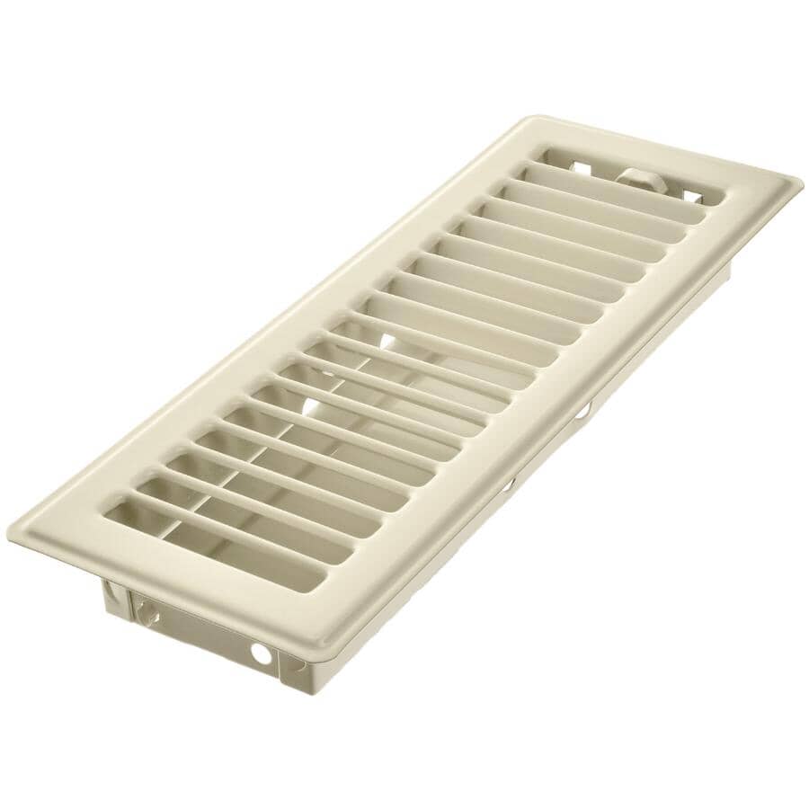 IMPERIAL MANUFACTURING 3" x 10" Almond Floor Register | Home Hardware