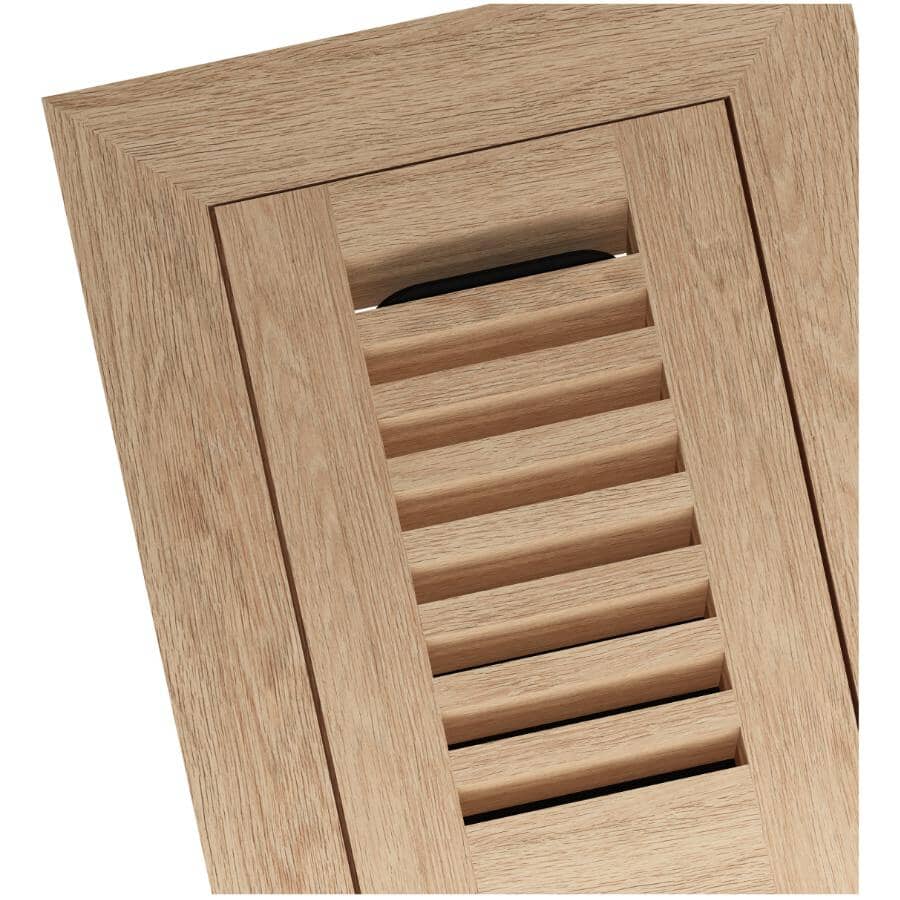 IMPERIAL MANUFACTURING 3" x 10" Unfinished Oak Flush Mount Floor ...
