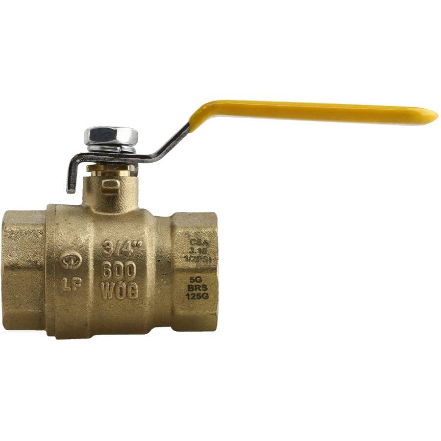 BOSHART INDUSTRIES 3/4" FPT Full Port Gas Ball Valve | Home Hardware