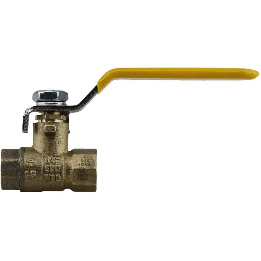 BOSHART INDUSTRIES 1/4" FPT Full Port Gas Ball Valve | Home Hardware