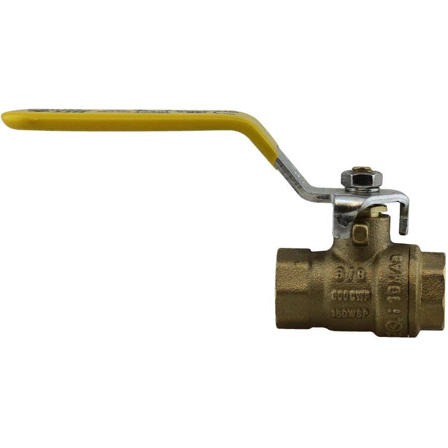 BOSHART INDUSTRIES 3/8" FPT Full Port Gas Ball Valve | Home Hardware