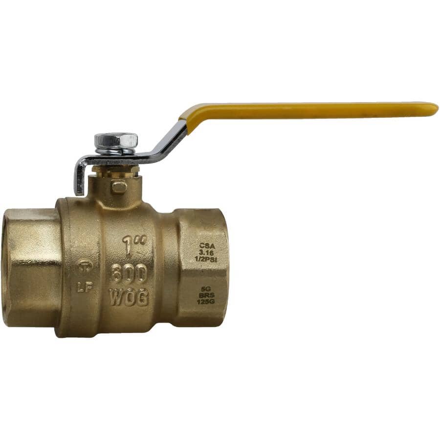 BOSHART INDUSTRIES 1" FPT Full Port Gas Ball Valve | Home Hardware