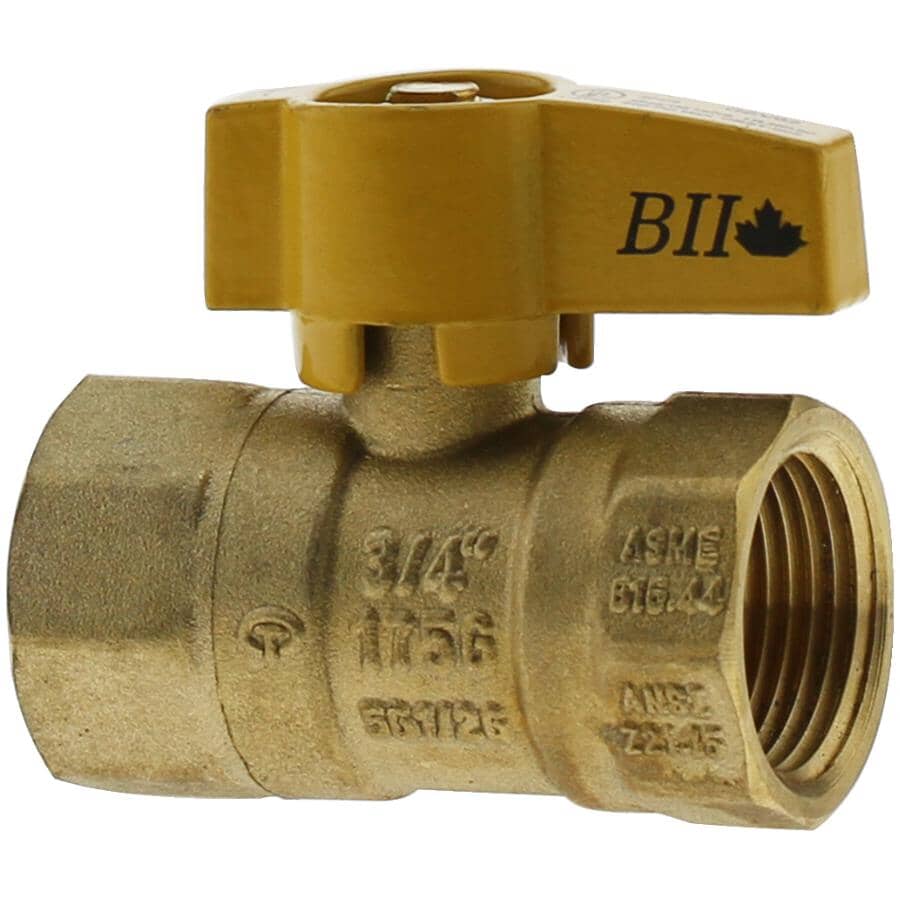 PLUMB-EEZE 3/4" FPT Gas Ball Valve | Home Hardware