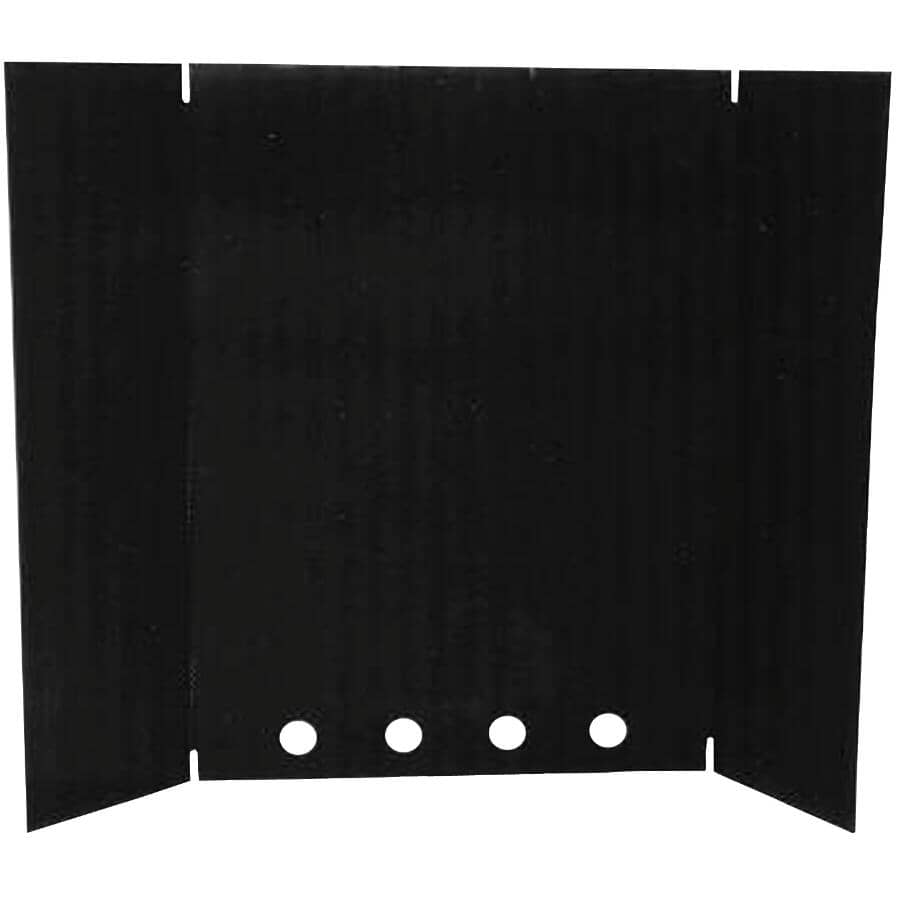 SBI Freestanding Folding Black Stove Pipe Heatshield | Home Hardware
