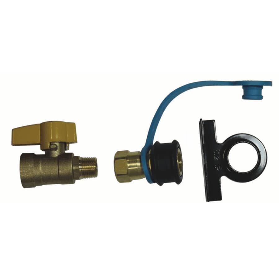 WATERLINE PRODUCTS Quick Disconnect Gas Barbeque Hook Up Kit | Home ...