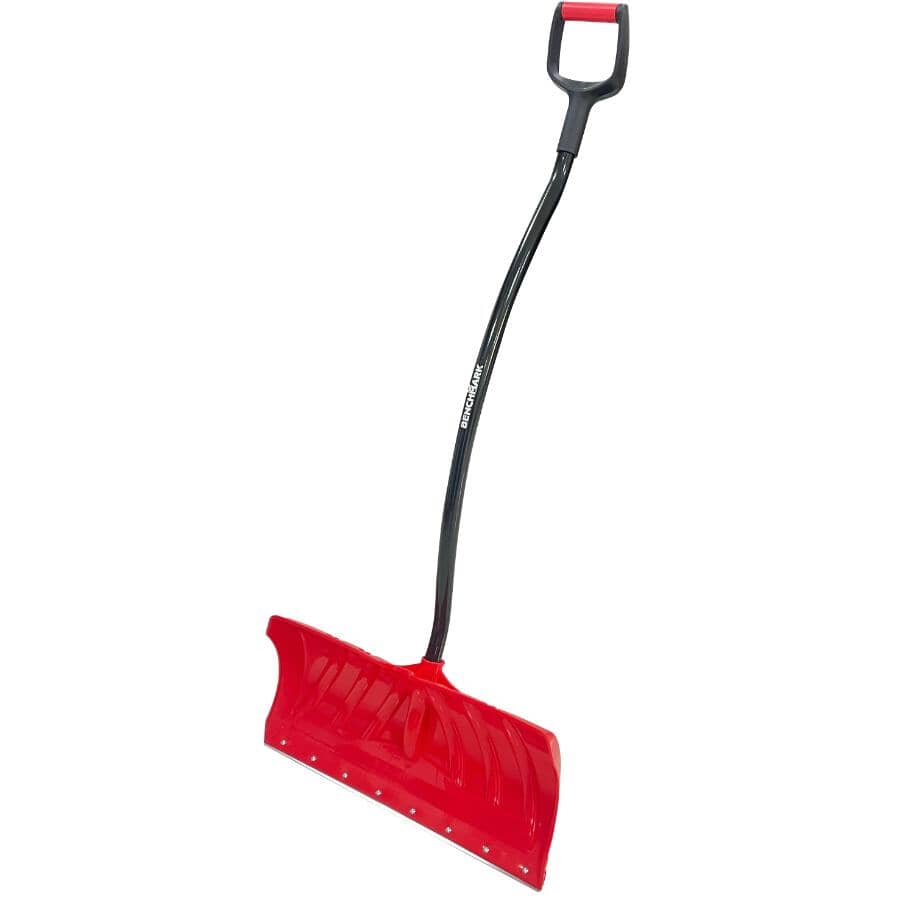 BENCHMARK 24" Poly Blade Snow Pusher with Ergonomic Handle | Home Hardware
