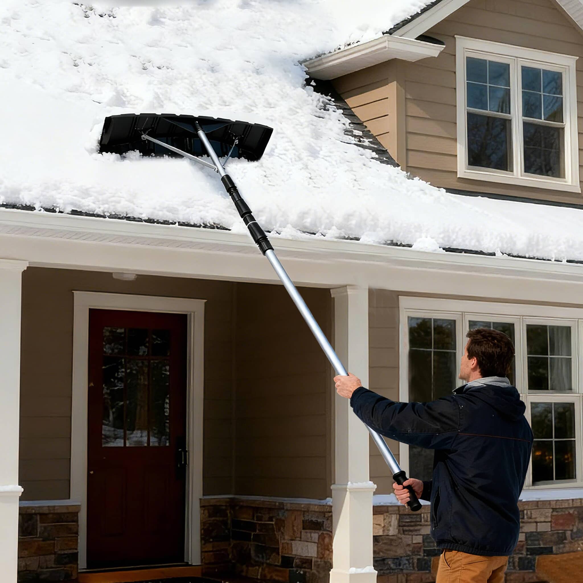 BENCHMARK 24" Telescopic Roof Rake | Home Hardware