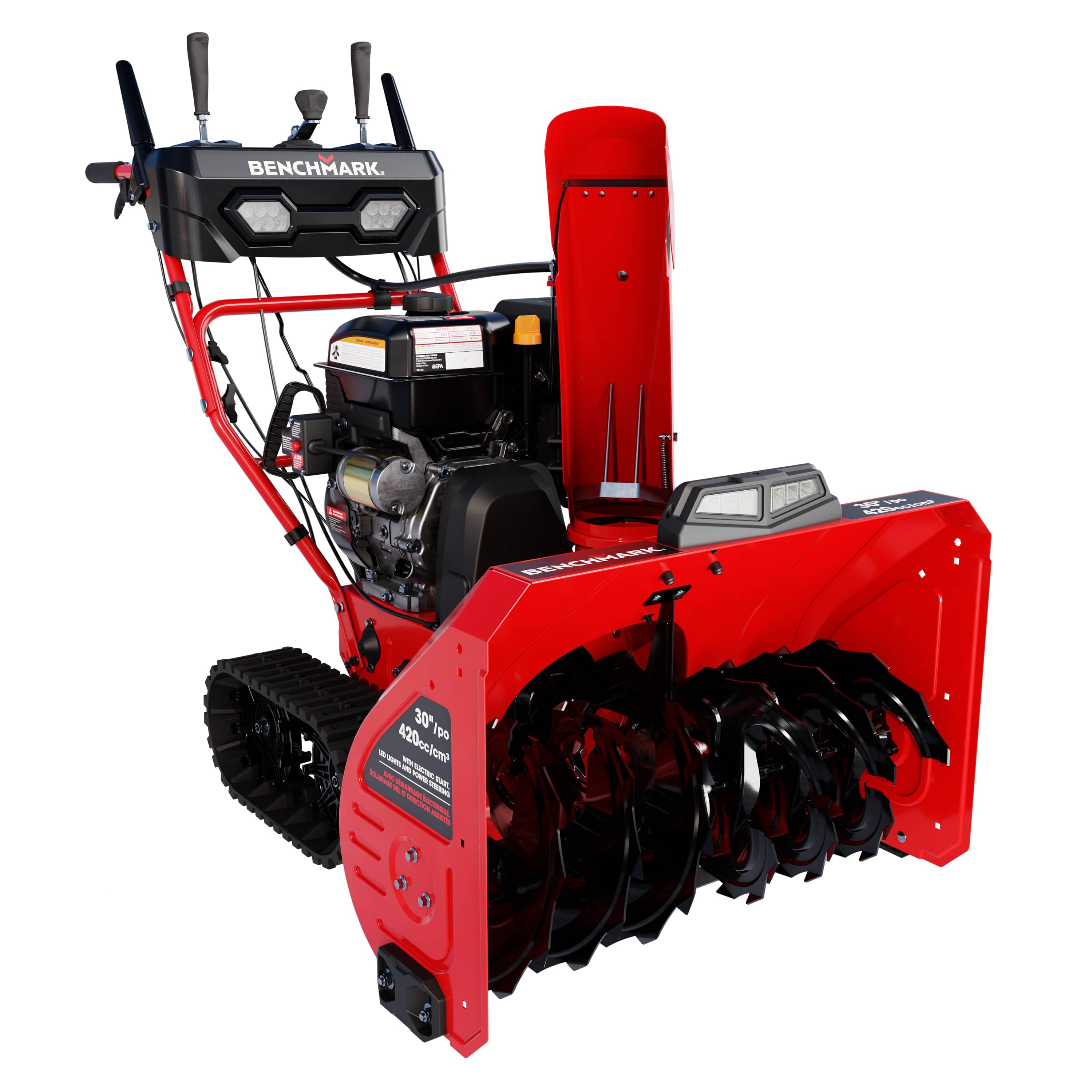 BENCHMARK 420cc 2-Stage Snow Blower with Electric Start & Power Steering | Home Hardware